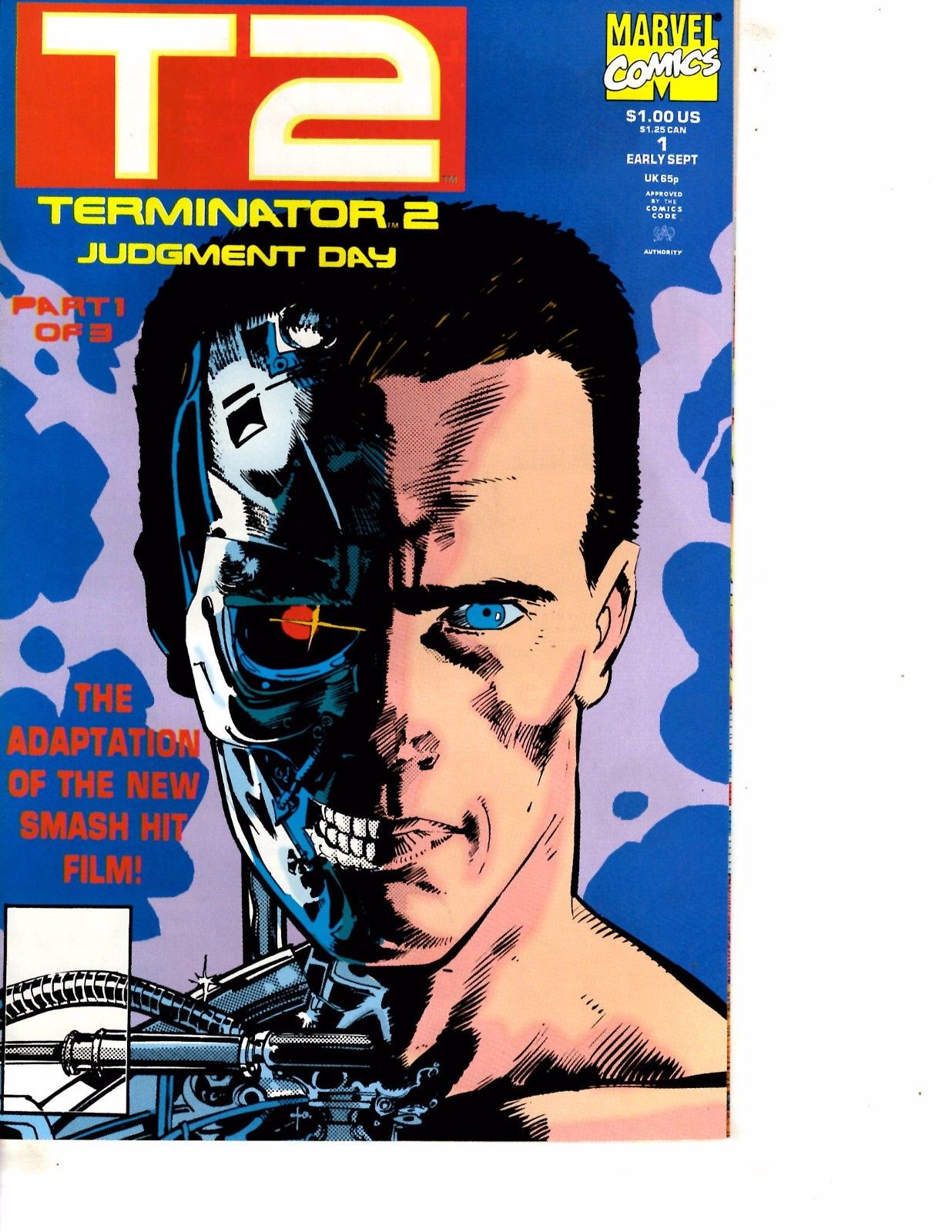 Lot Of 2 Marvel Comic Book Terminator 2 #1 and Team X 2000 #1 Iron Man ...