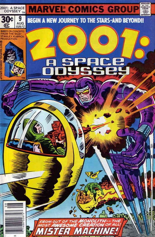 2001, A Space Odyssey #9 VG ; Marvel | low grade comic Jack Kirby ...