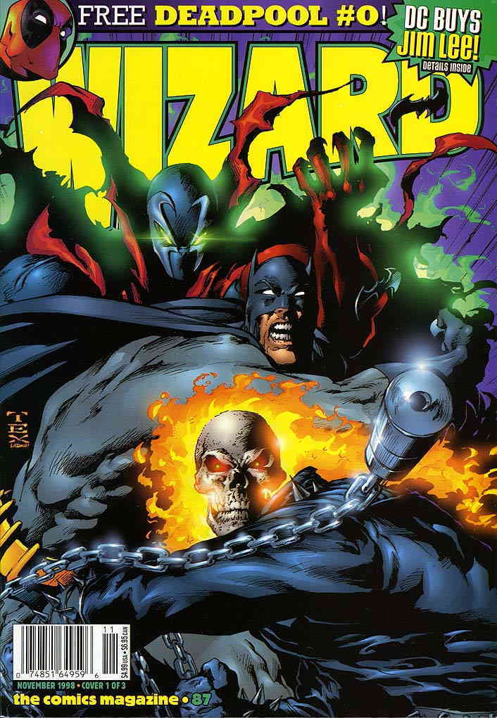 Wizard: The Comics Magazine #87A FN ; Wizard | Spawn Batman Ghost Rider ...