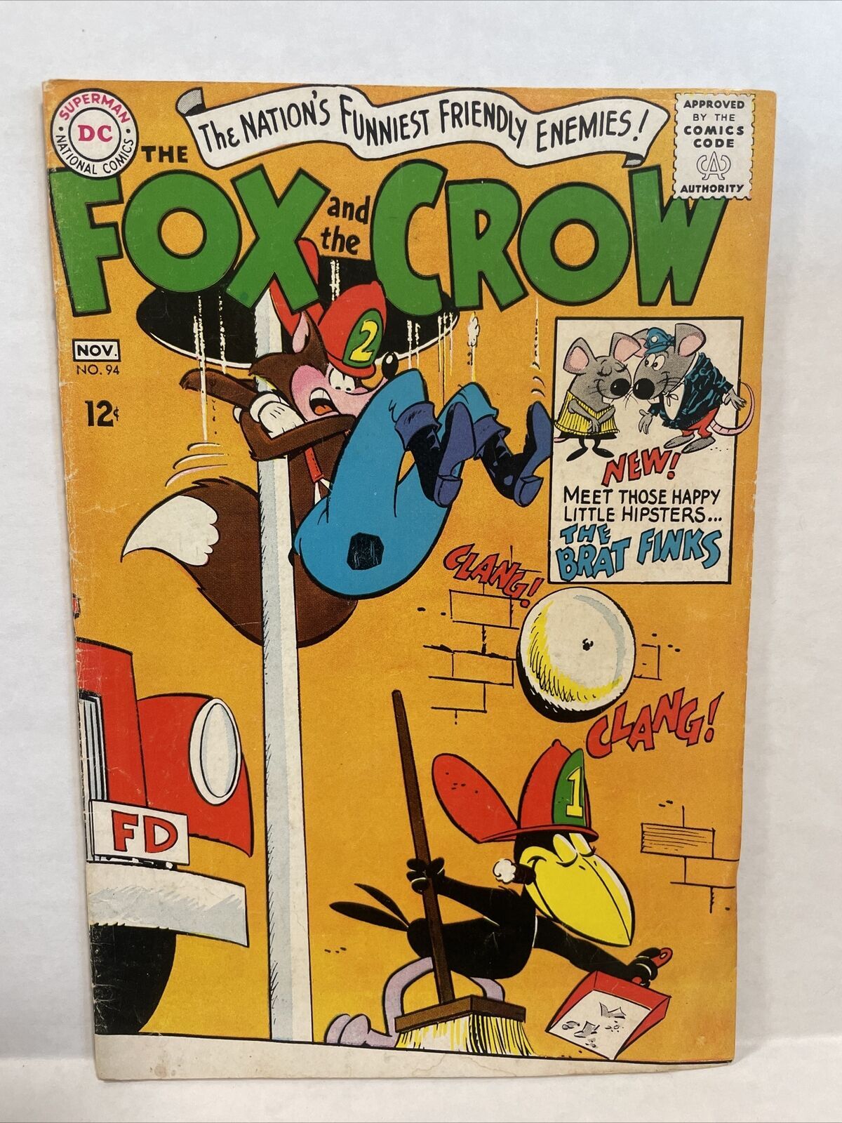 The Fox And The Crow #94 1965 DC | Comic Books - Silver Age, DC Comics ...