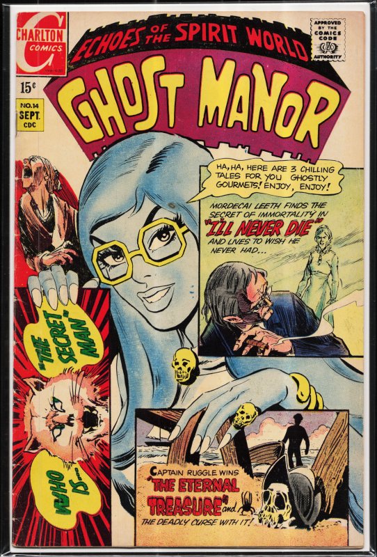 Ghost Manor #14 (1970) Winnie the Witch | Comic Books - Bronze Age, Charlton, Horror & Sci-Fi ...