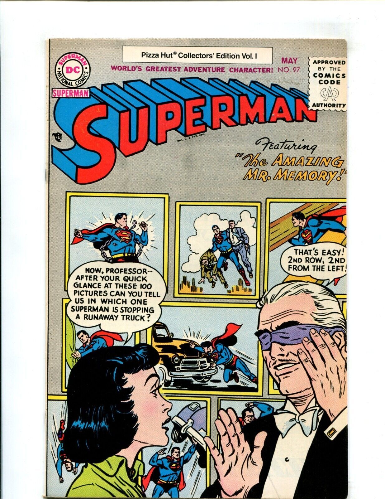 Superman #97 - Pizza Hut Collectors' Edition Vol. 1 (Reprint)! (7.0/7.5) 1977 | Comic Books ...