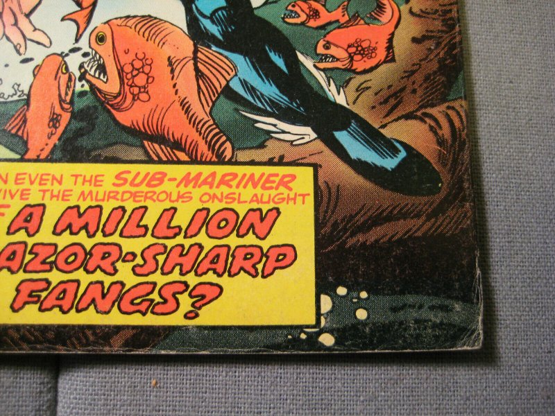Sub-Mariner #71 (Marvel Comics 1968) Power of the Piranha Low Grade | Comic Books - Bronze Age ...