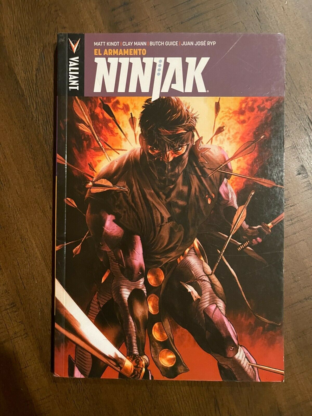 El Armamento Ninjak Valiant Spanish Language Graphic Novel Comic Book ...