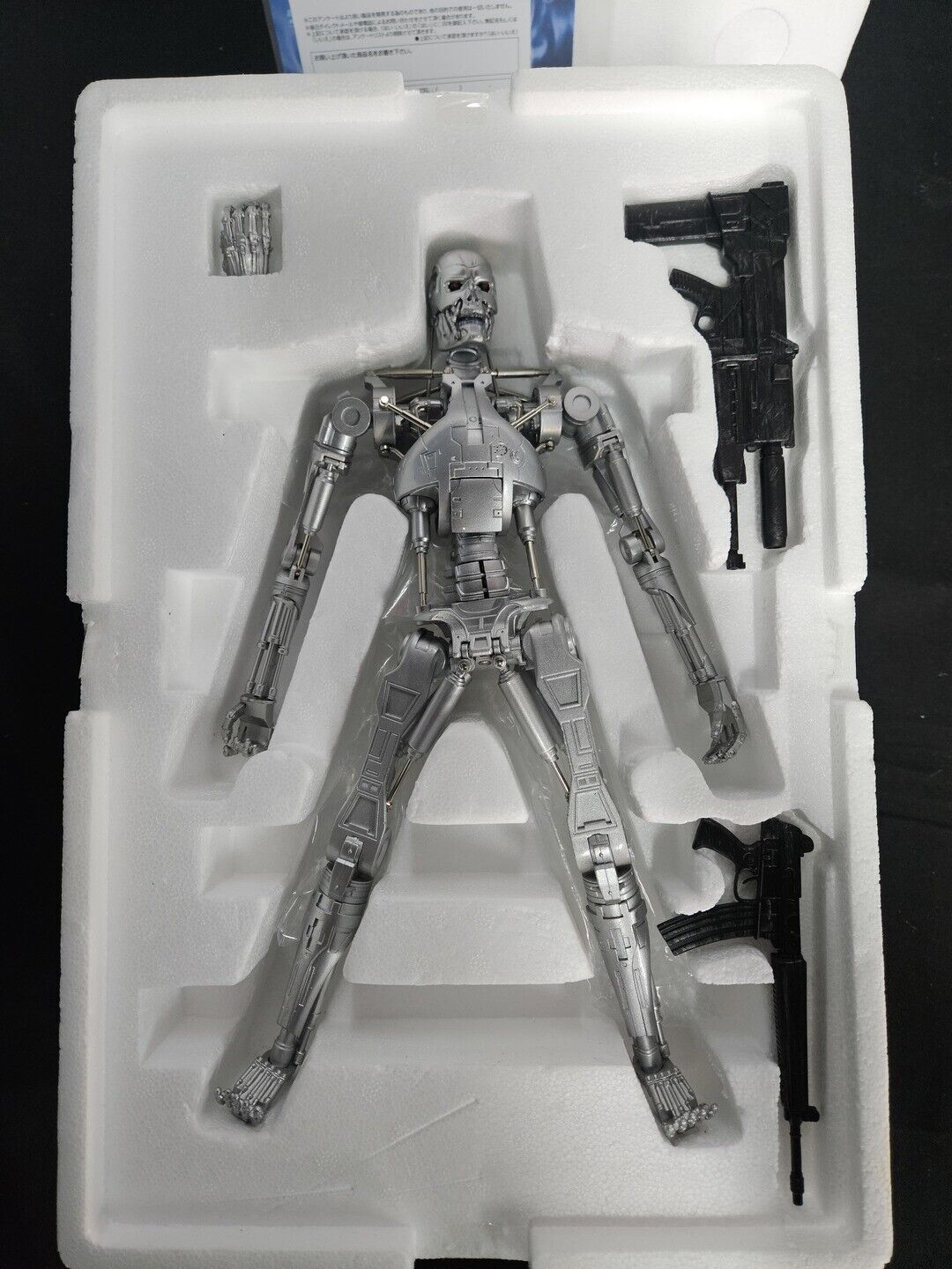 Terminator 2 Judgement Day 1/6 Scale T-800 Endo Skeleton Silver Repaint ...