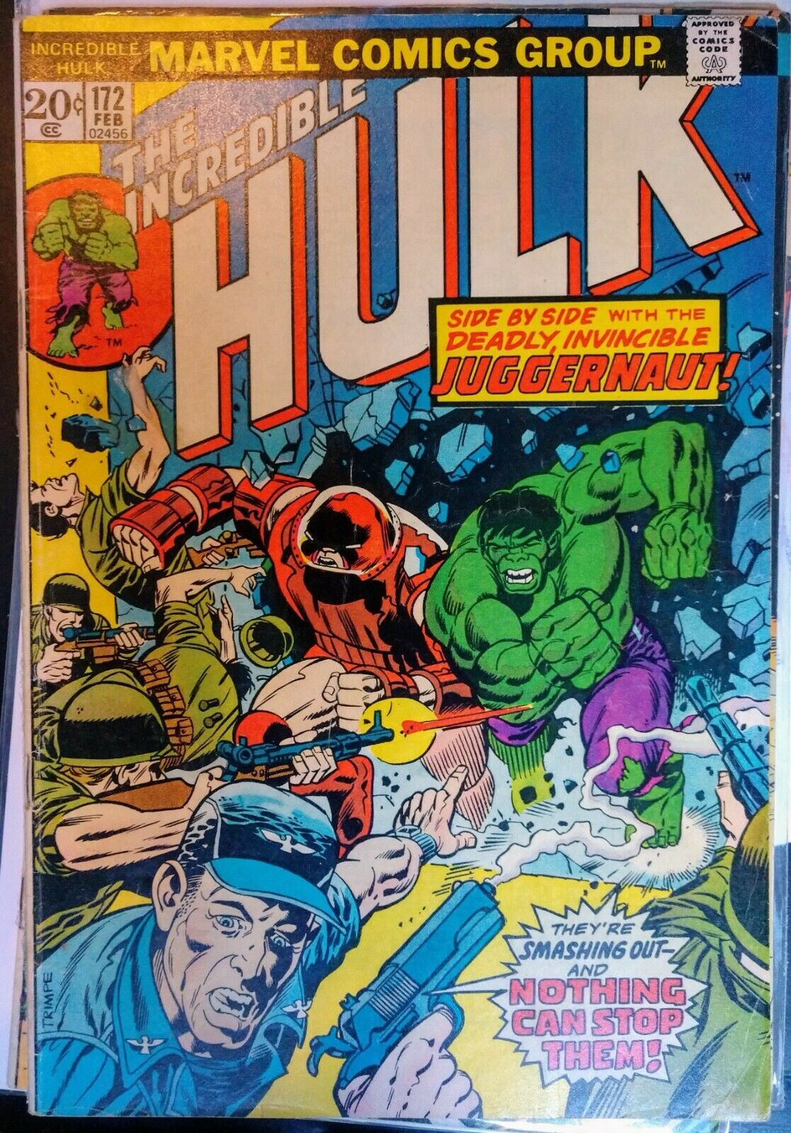 Incredible Hulk #172, Origin Recap of The Juggernaut | Comic Books ...
