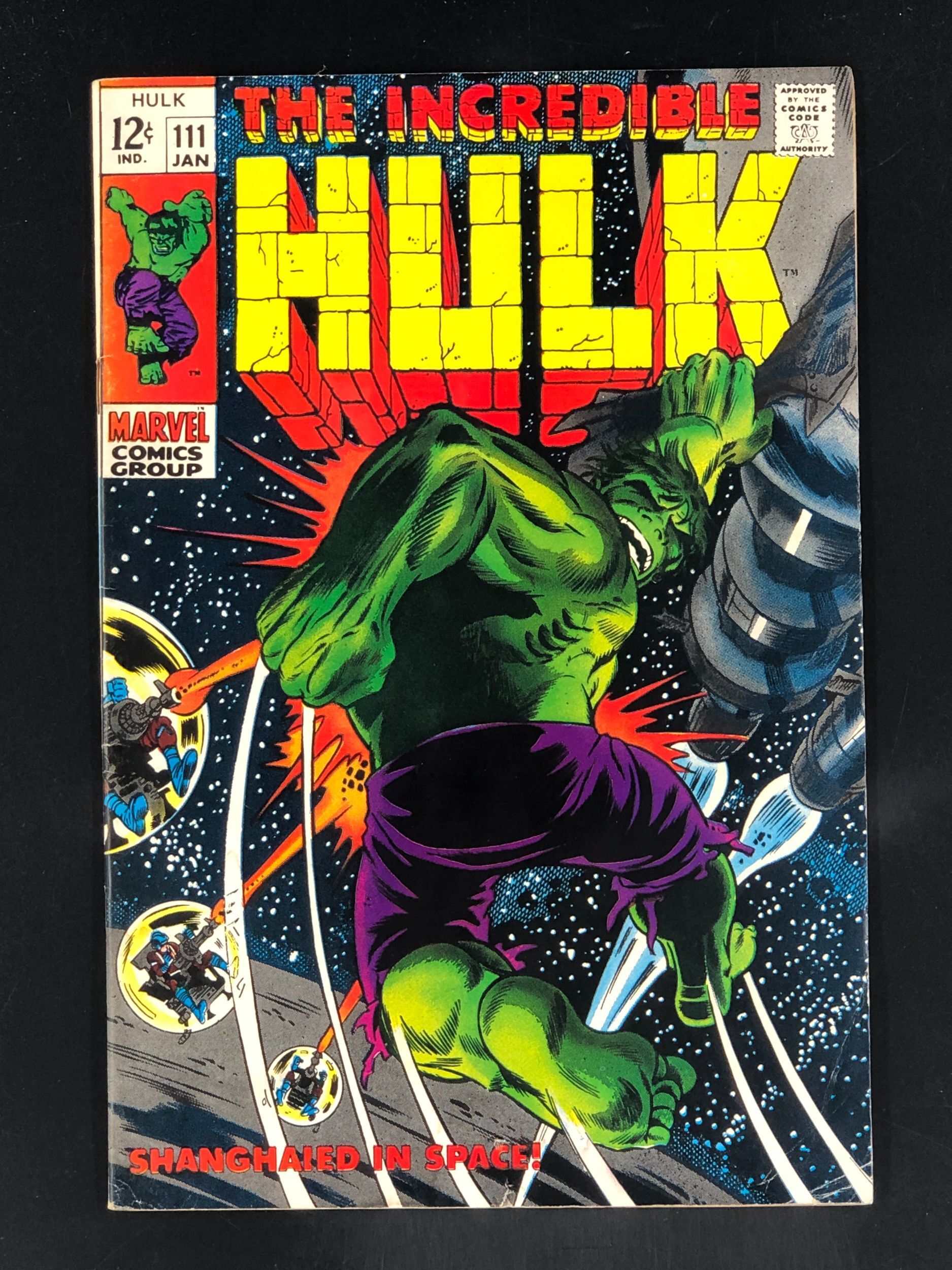 The Incredible Hulk #111 (1968) 1st Appearance of Galaxy Master | Comic ...