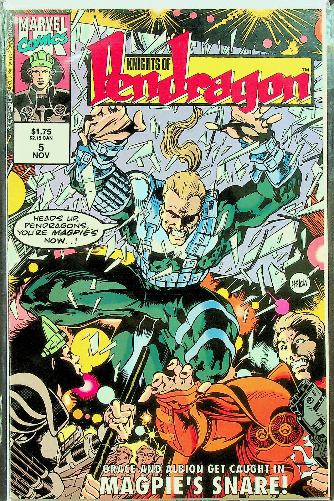 Knights of Pendragon (Jul 1992-Sep 1993, Marvel) - Comics Set of 8 ...