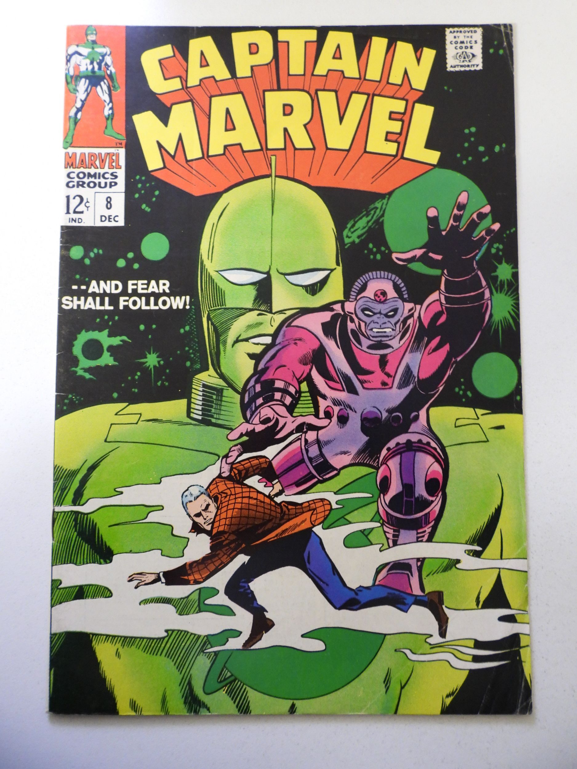 Captain Marvel #8 (1968) VG/FN Condition | Comic Books - Silver Age ...