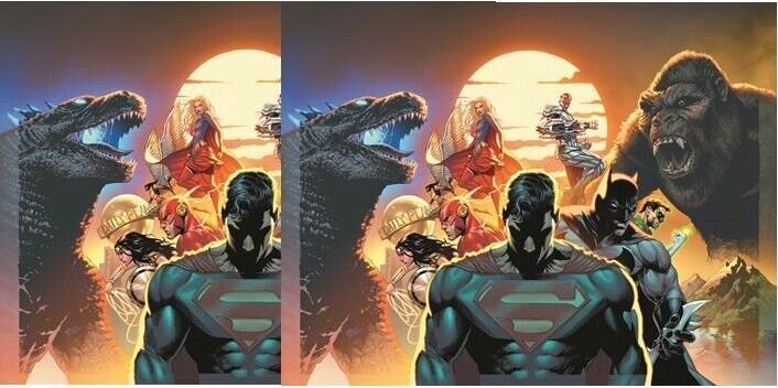 (2023) Justice League VS Godzilla VS Kong #1 Sound FX Gatefold Variant ...