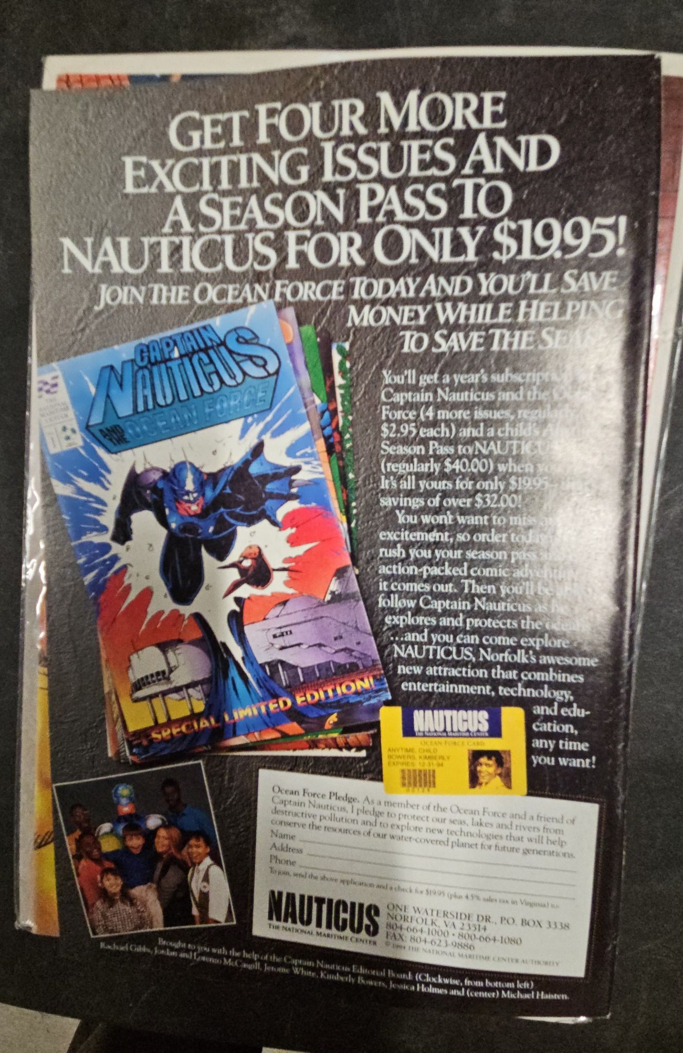 Captain Nauticus And The Ocean Force #1 (1994) | Comic Books - Modern ...