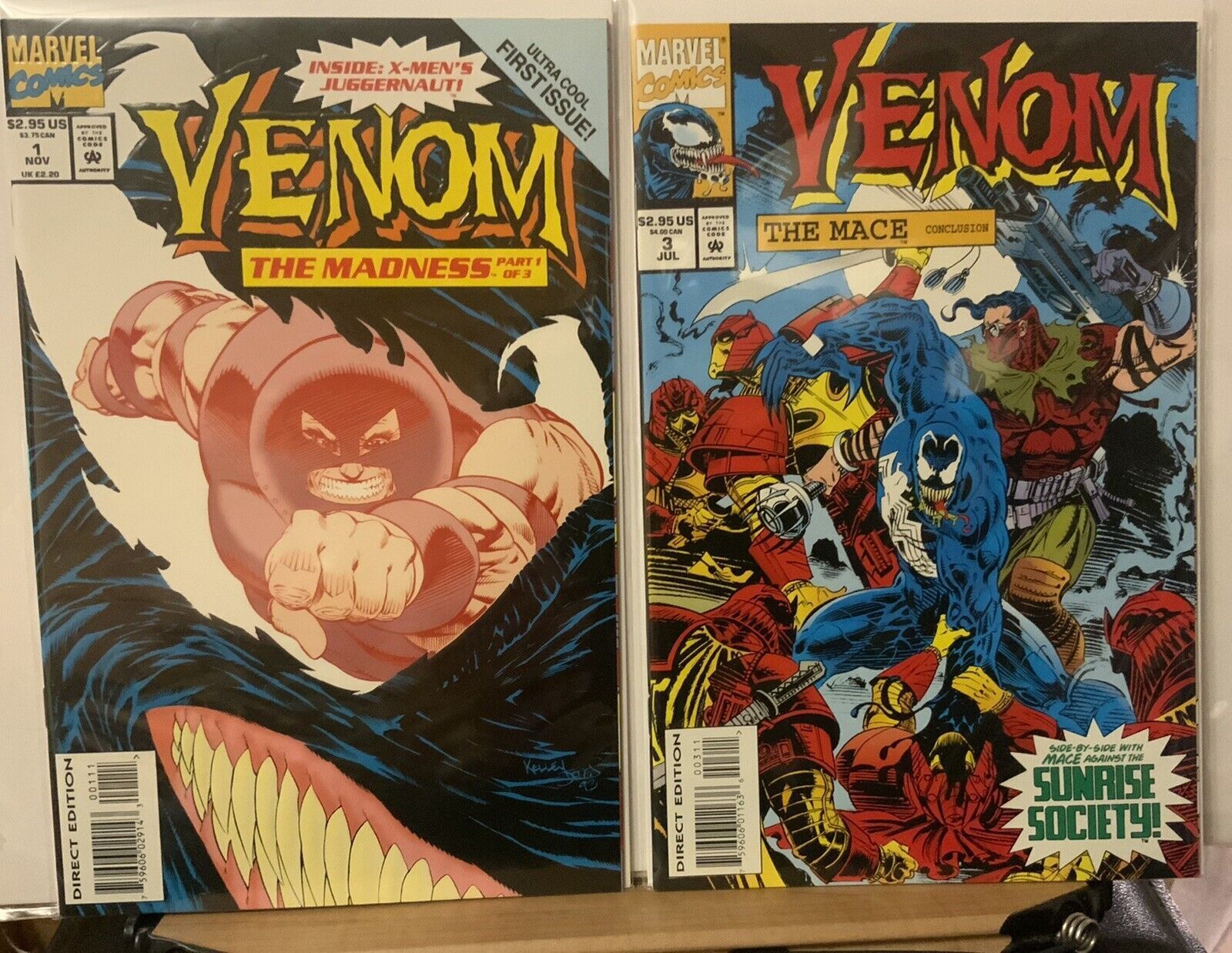 Venom Four Books Lot All books VFN/NM Lethal Protector, The Madness ...