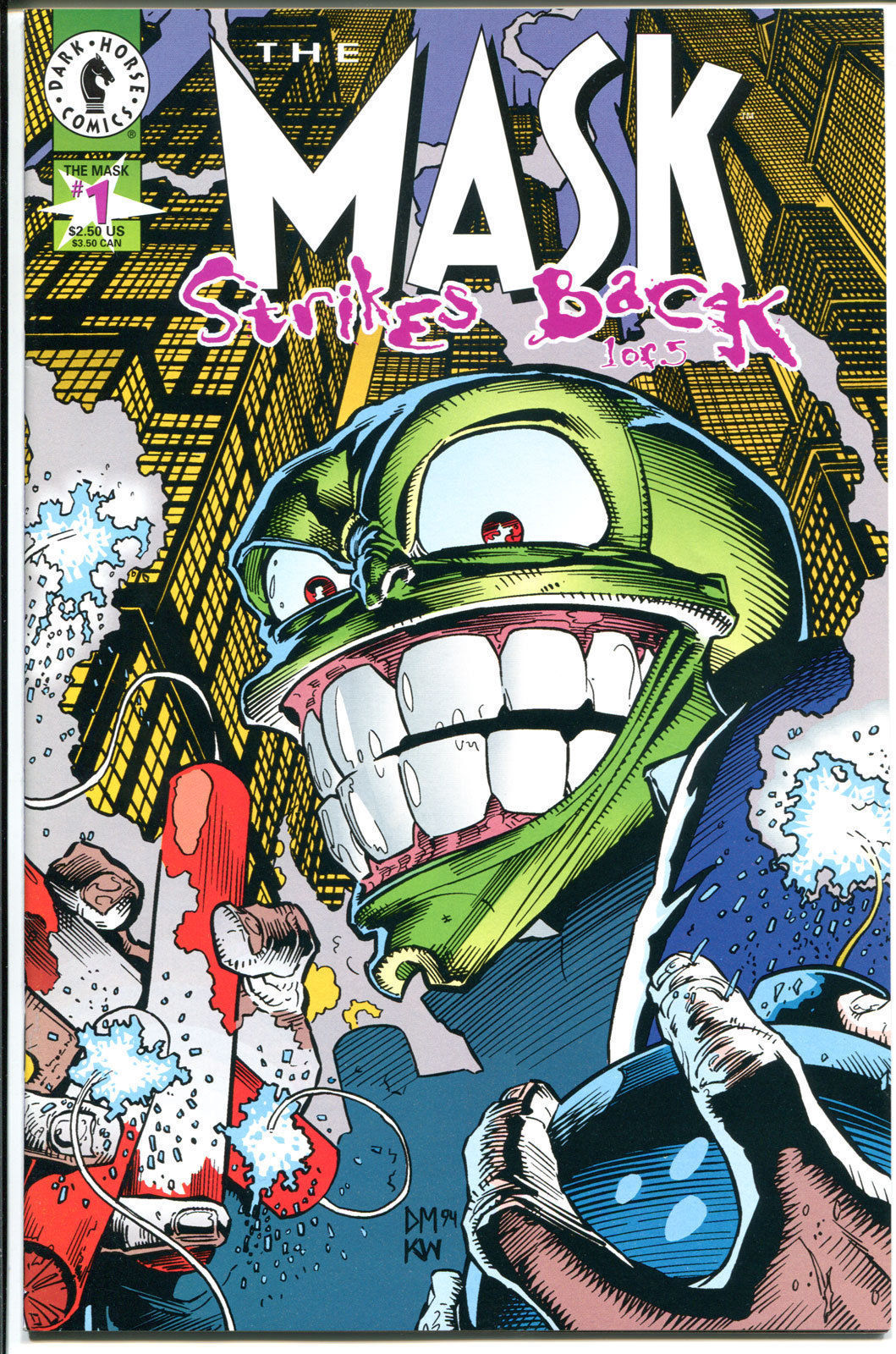 MASK STRIKES BACK #1 2 3 5, NM+, Movie, Cameron Diaz, Jim Carrey, 1995 ...