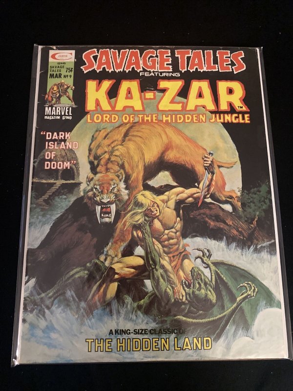 Savage Tales Featuring Ka-Zar Lord Of The Hidden Jungle #9 March 1975 ...