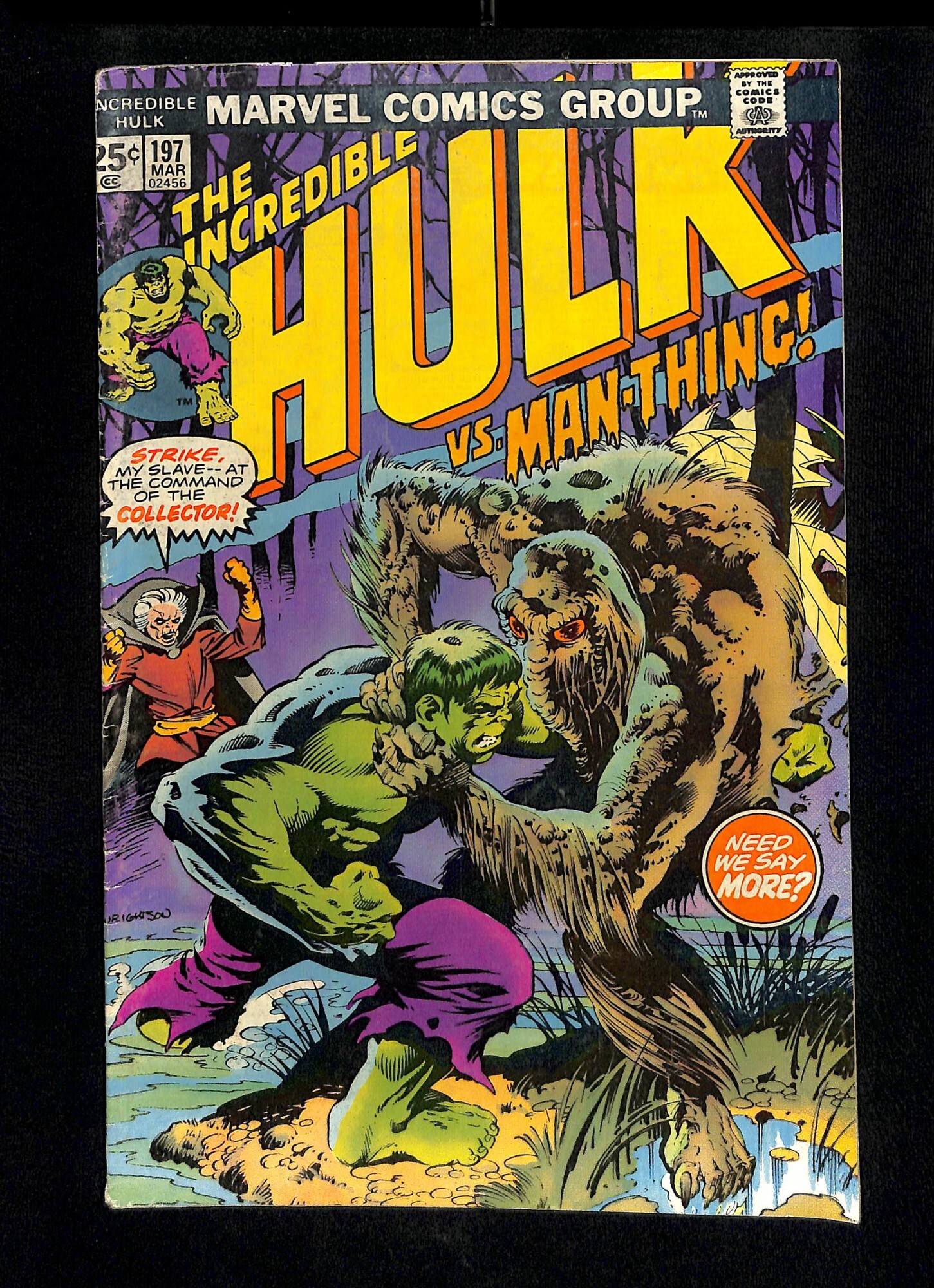 Incredible Hulk (1962) #197 Man-Thing! | Full Runs & Sets, Marvel ...