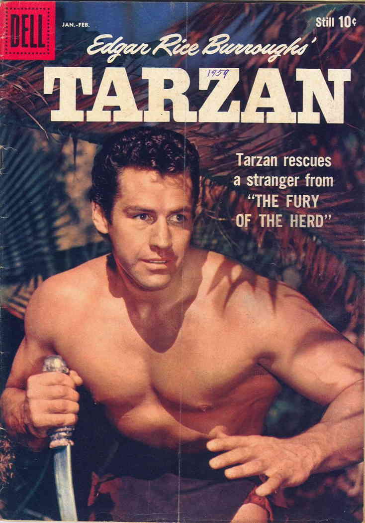 Tarzan (Dell) #110 FAIR ; Dell | low grade comic January 1959 Edgar ...