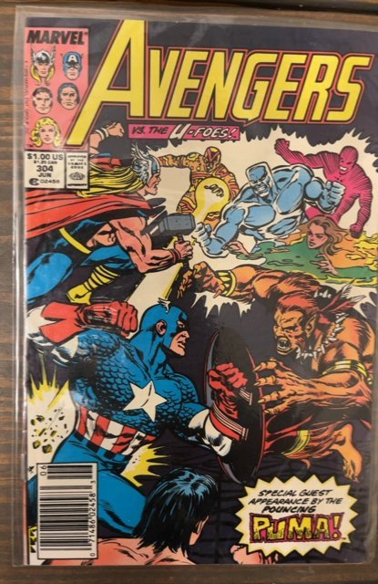 The Avengers #304 Newsstand Edition (1989) The Avengers | Comic Books ...