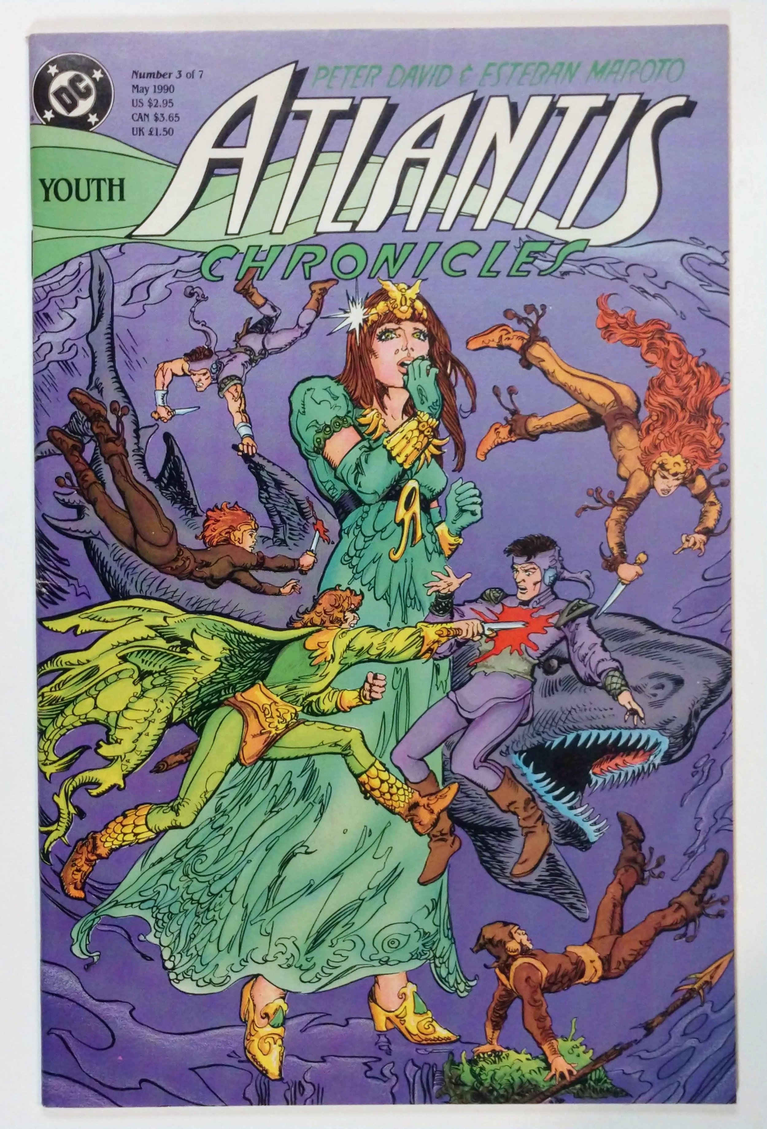 The Atlantis Chronicles #3 (1990) | Comic Books - Copper Age, DC Comics ...