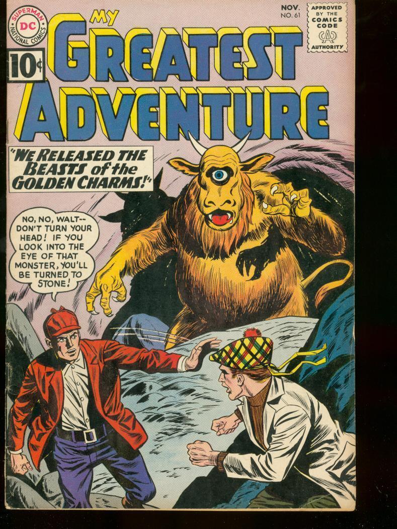 MY Greatest Adventure DC Comics #61 1961 Alex Toth ART VF- | Comic ...