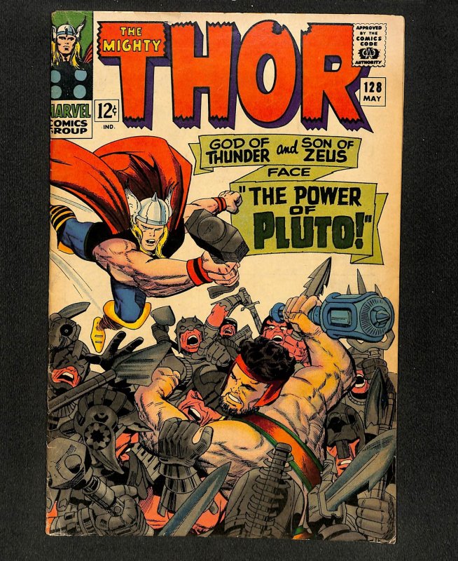 Thor #128 Power of Pluto! Hercules! Odin! | Full Runs & Sets, Marvel ...