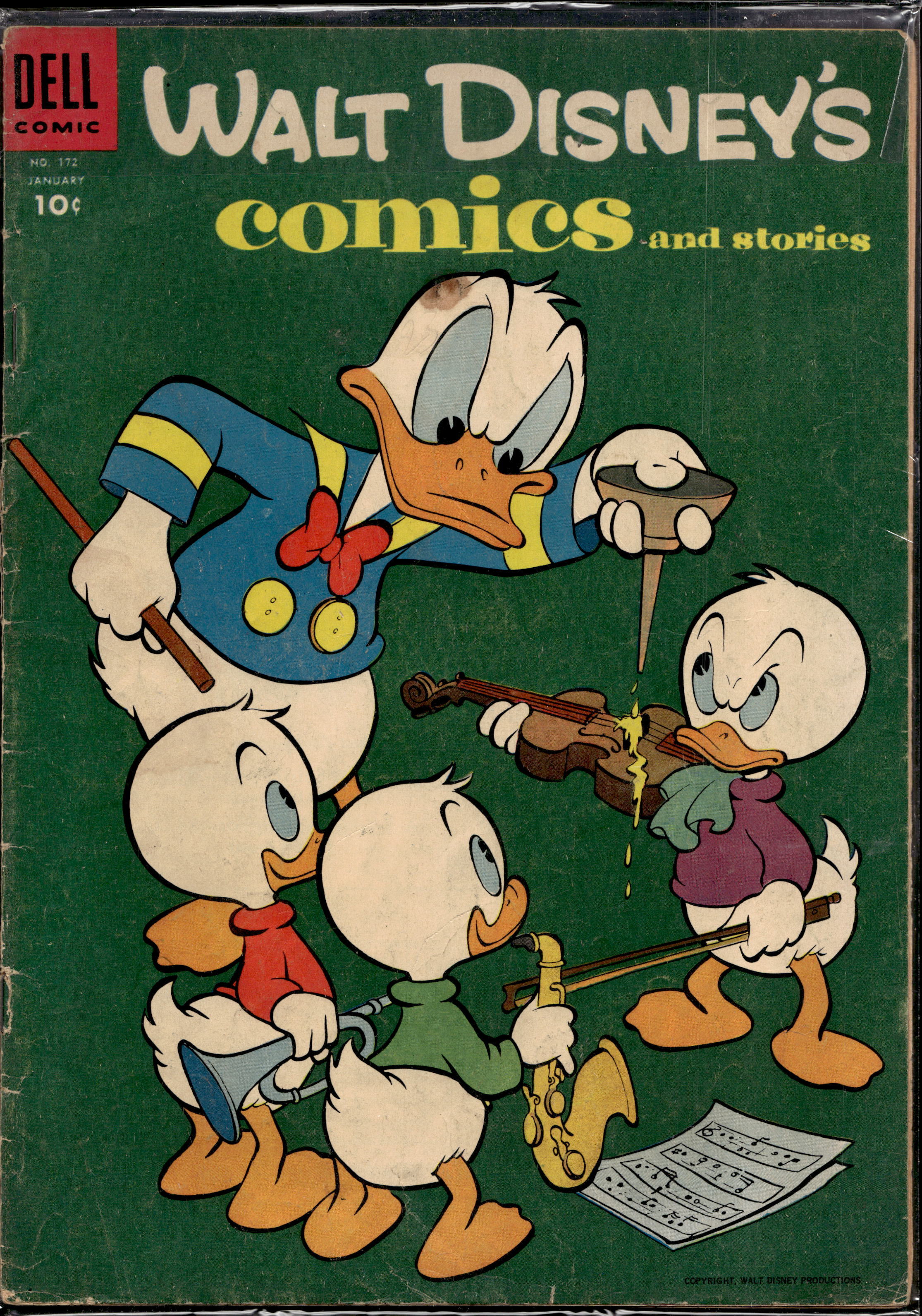 Walt Disney's Comics and Stories #172 (1955) | Comic Books - Golden Age ...