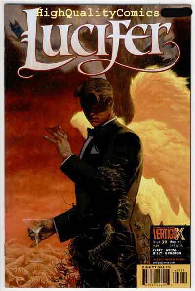 LUCIFER #39, NM+, Devil, Vertigo, Monsters, Peter Gross, Naglfar ...