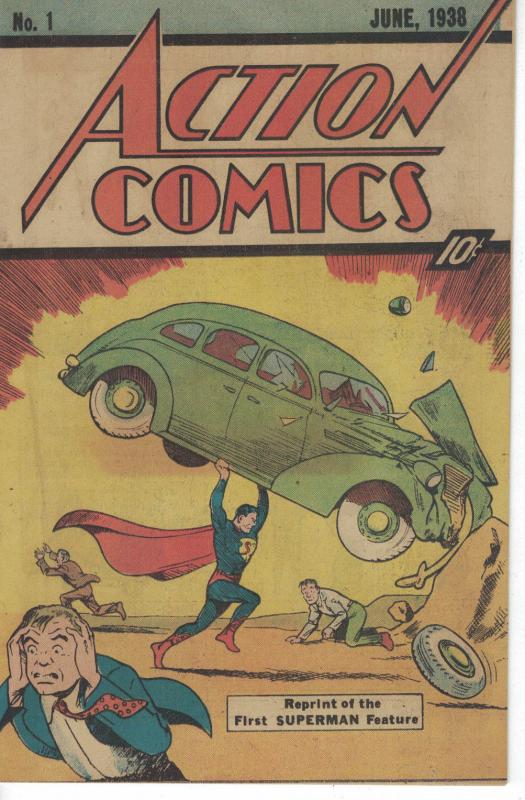 Action Comics No. 1 1976 Reprint of the June 1938 Issue Superman's ...
