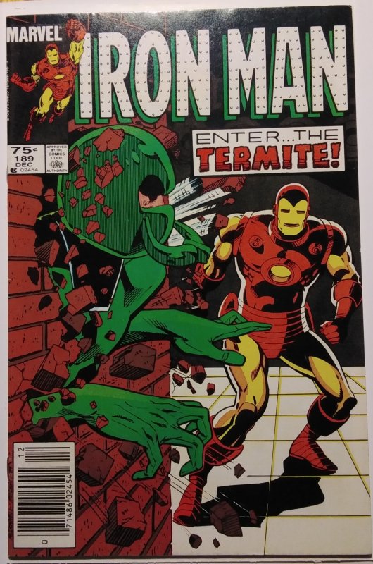 Iron Man 189 Cpv Newsstand Edition 1984 Comic Books Copper Age