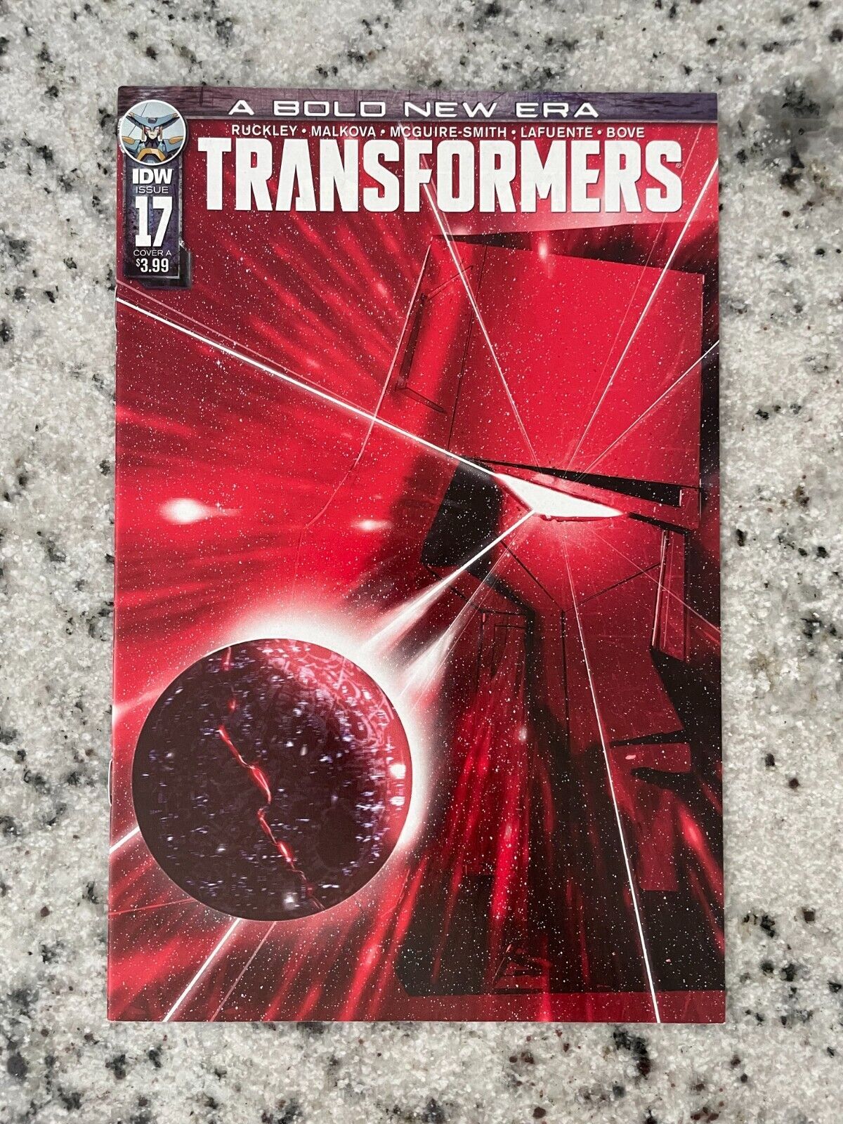 Transformers # 17 NM IDW Comic Book Cover A Optimus Prime Megatron ...