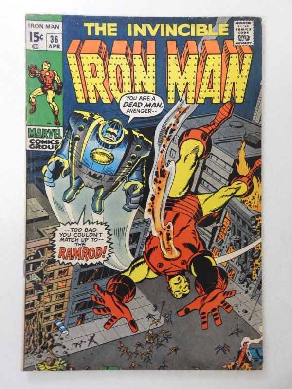 Iron Man #36 (1971) VG Condition moisture stain | Comic Books - Bronze ...