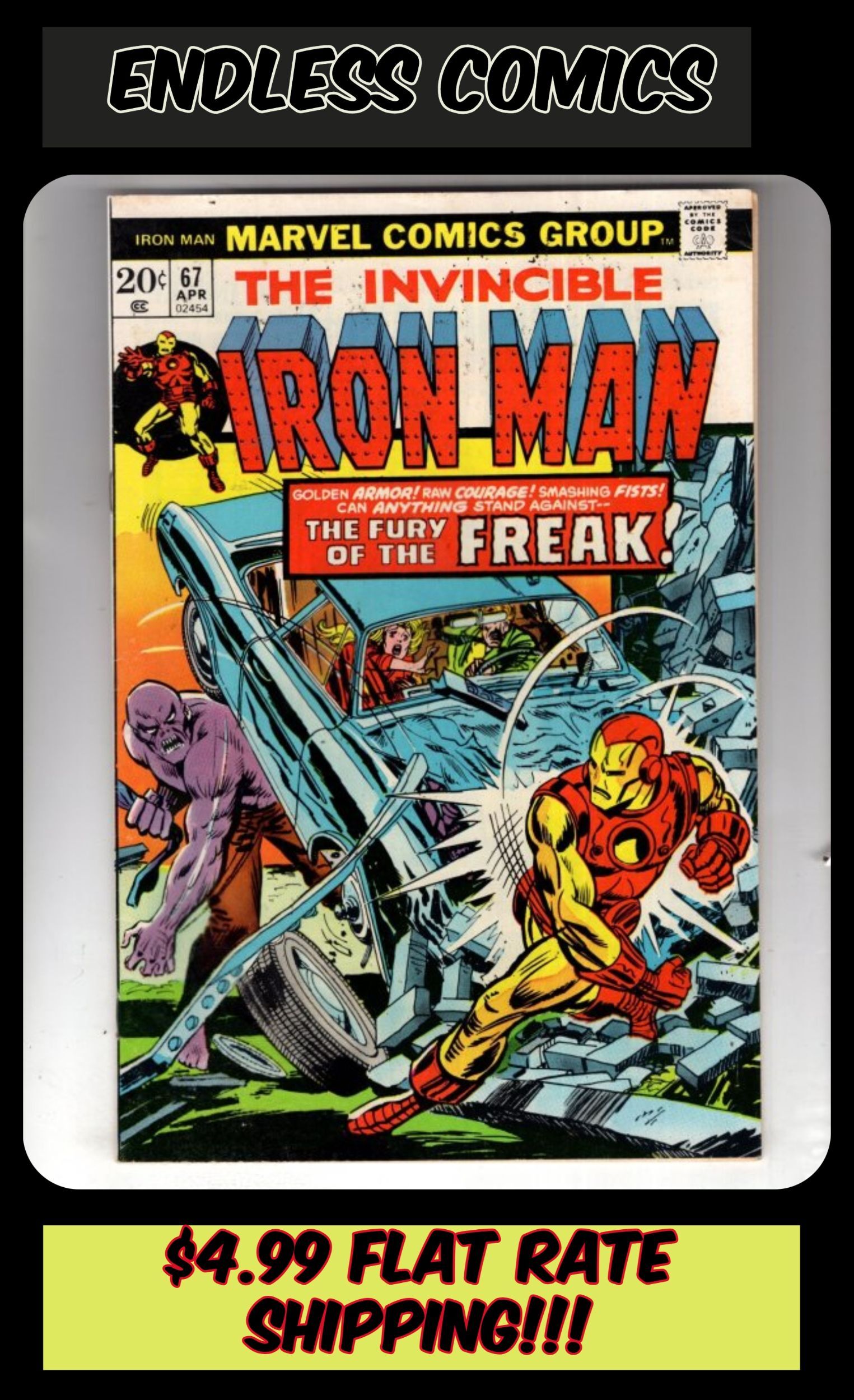 Iron Man #67 (1974) / MB#3 | Comic Books - Bronze Age, Marvel, Iron Man ...