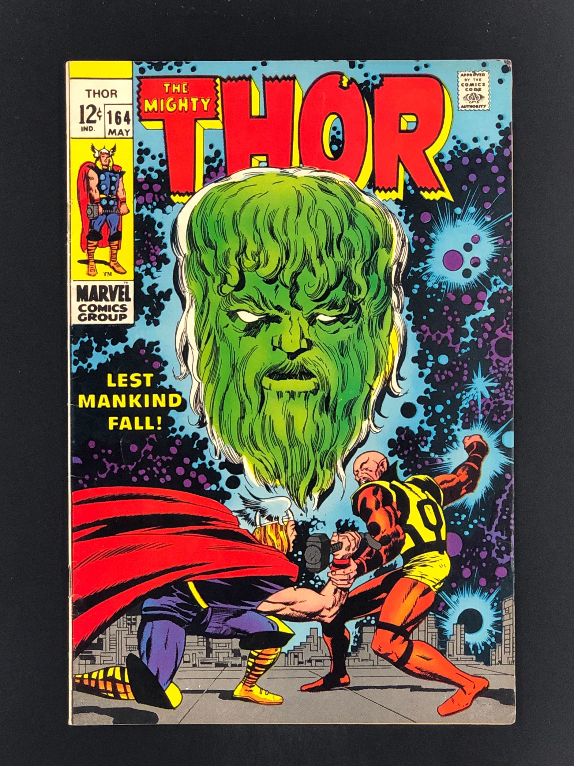 Thor #164 (1969) 3rd Cameo App and Origin of HIM, Later Known as Adam ...