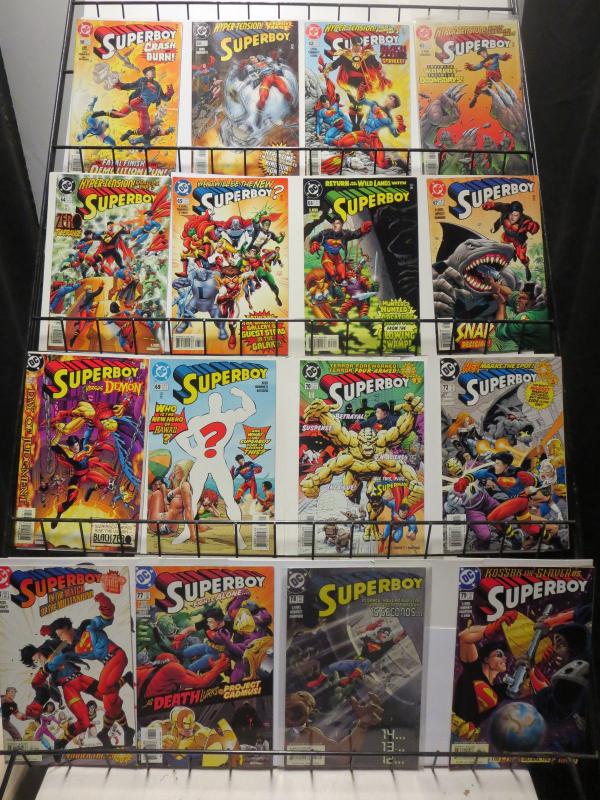 Superboy #1-98 Lot of 85diff (DC 1994-2002) Knockout Supergirl II Teen ...