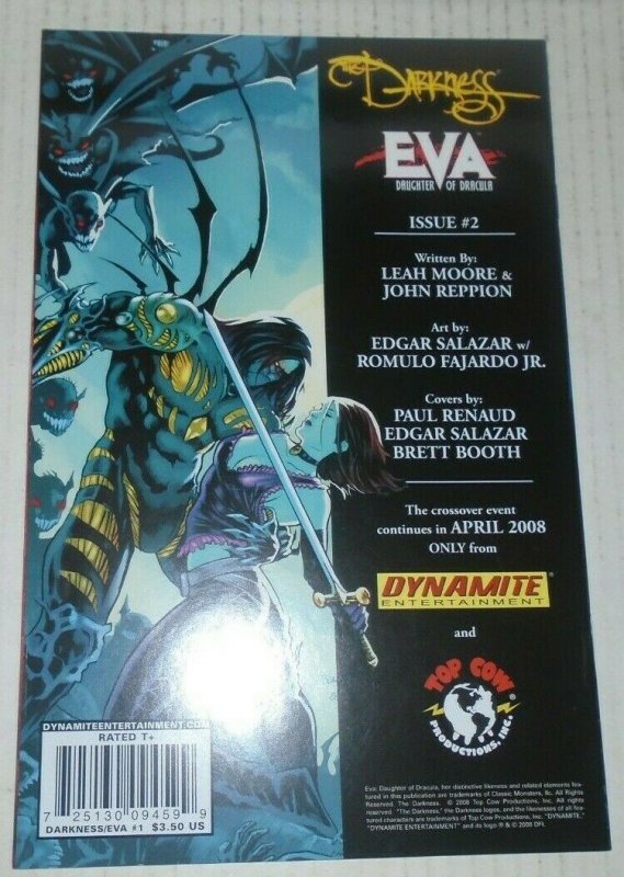 The Darkness Eva Daughter Of Dracula # 1 B Top Cow Dynamite | Comic ...