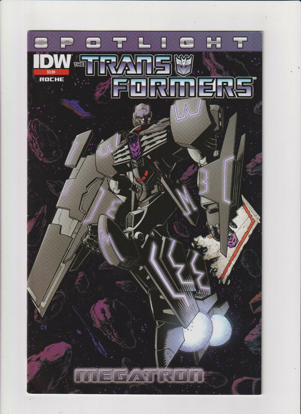 Transformers Spotlight- Megatron VF 8.0 2nd Print IDW Comics 2013 ...
