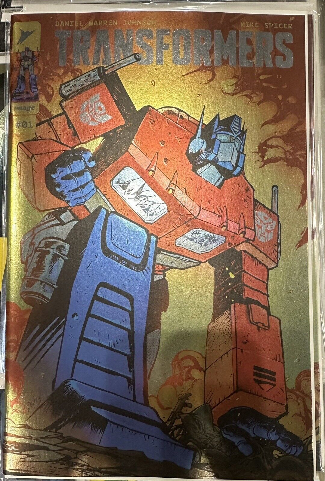 Image Skybound Transformers #1 2023 Nycc Exclusive Foil Variant Cover ...