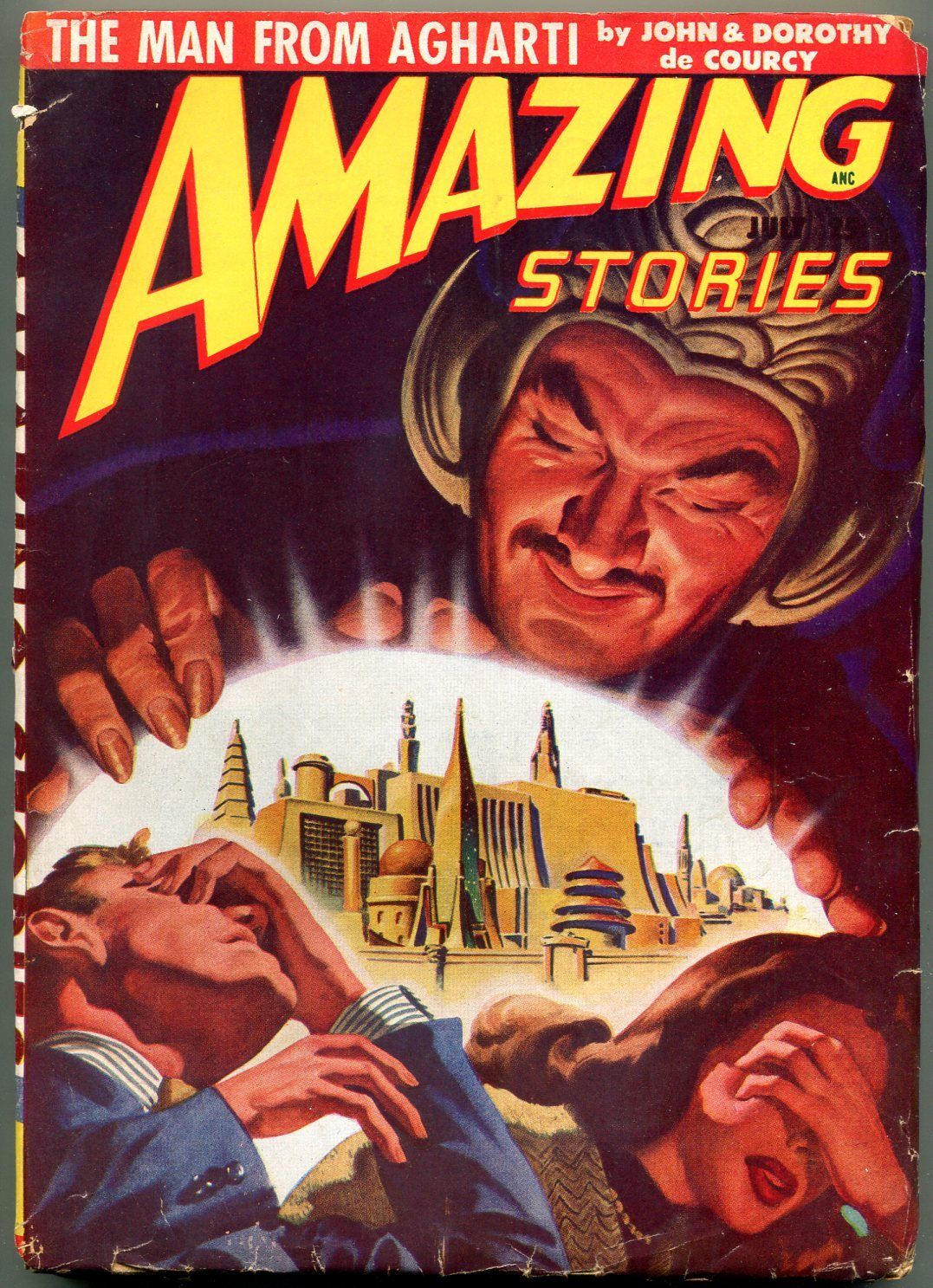 Amazing Stories Pulp July 1948- Man from Agharti G- | Comic ...