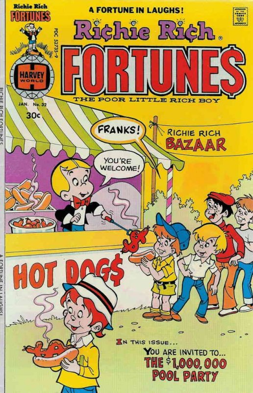 Richie Rich Fortunes #32 VG ; Harvey | low grade comic All Ages 1977 ...