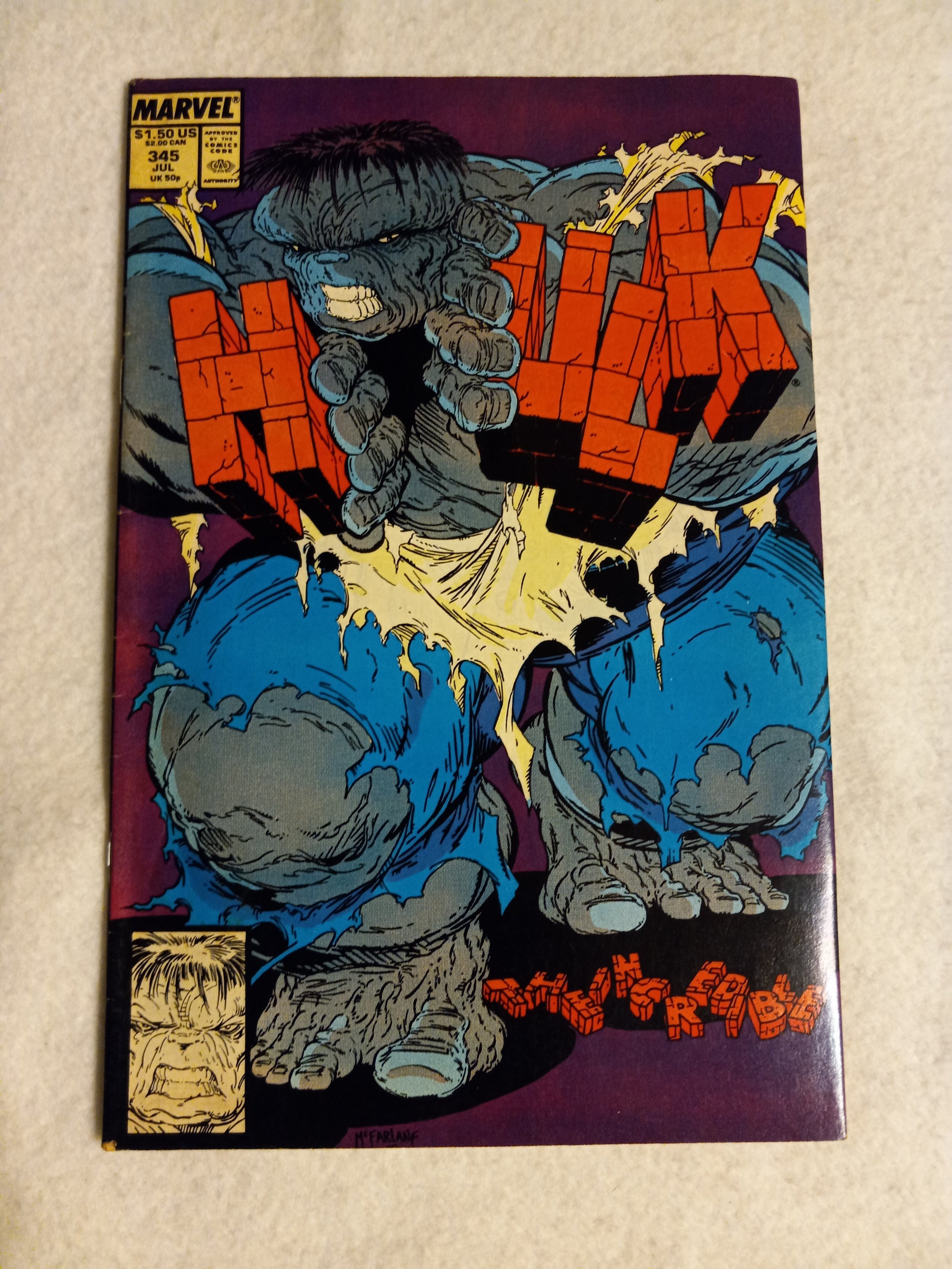 The Incredible Hulk #345 (1988) | Comic Books - Copper Age, Marvel ...