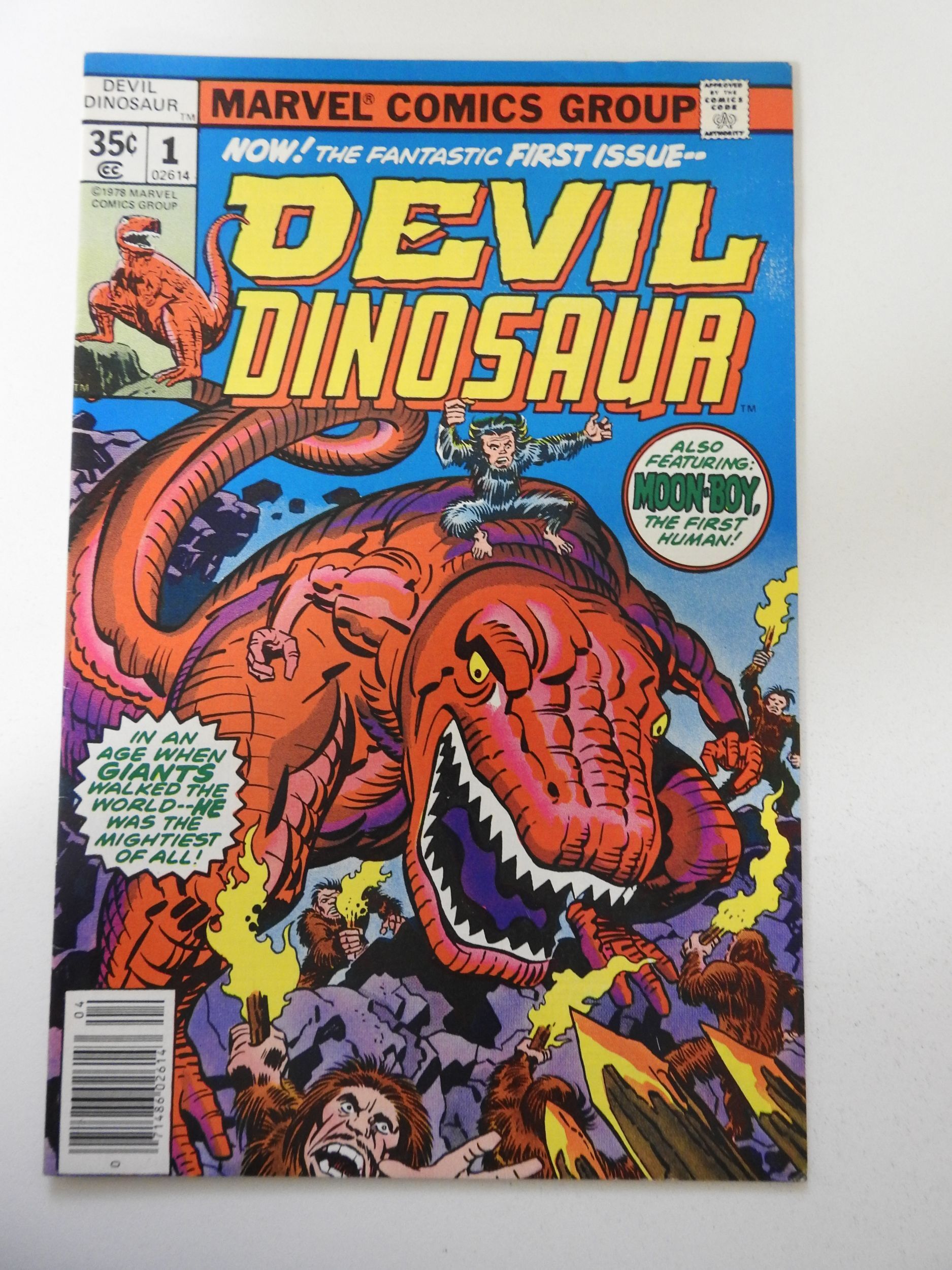 Devil Dinosaur #1 (1978) 1st Appearance of the Dinosaur Devil & Moon ...
