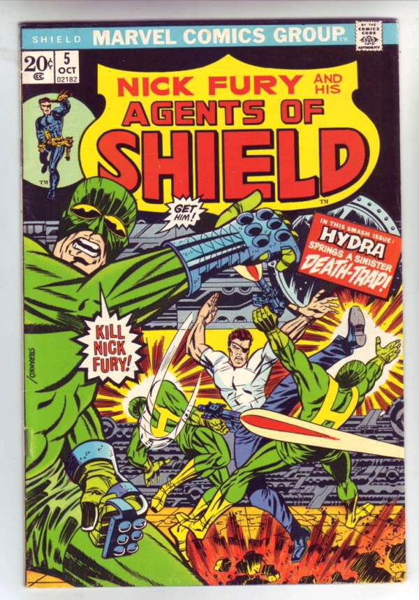 Nick Fury and His Agents of S.H.I.E.L.D. #5 (Oct-73) VF/NM High-Grade ...