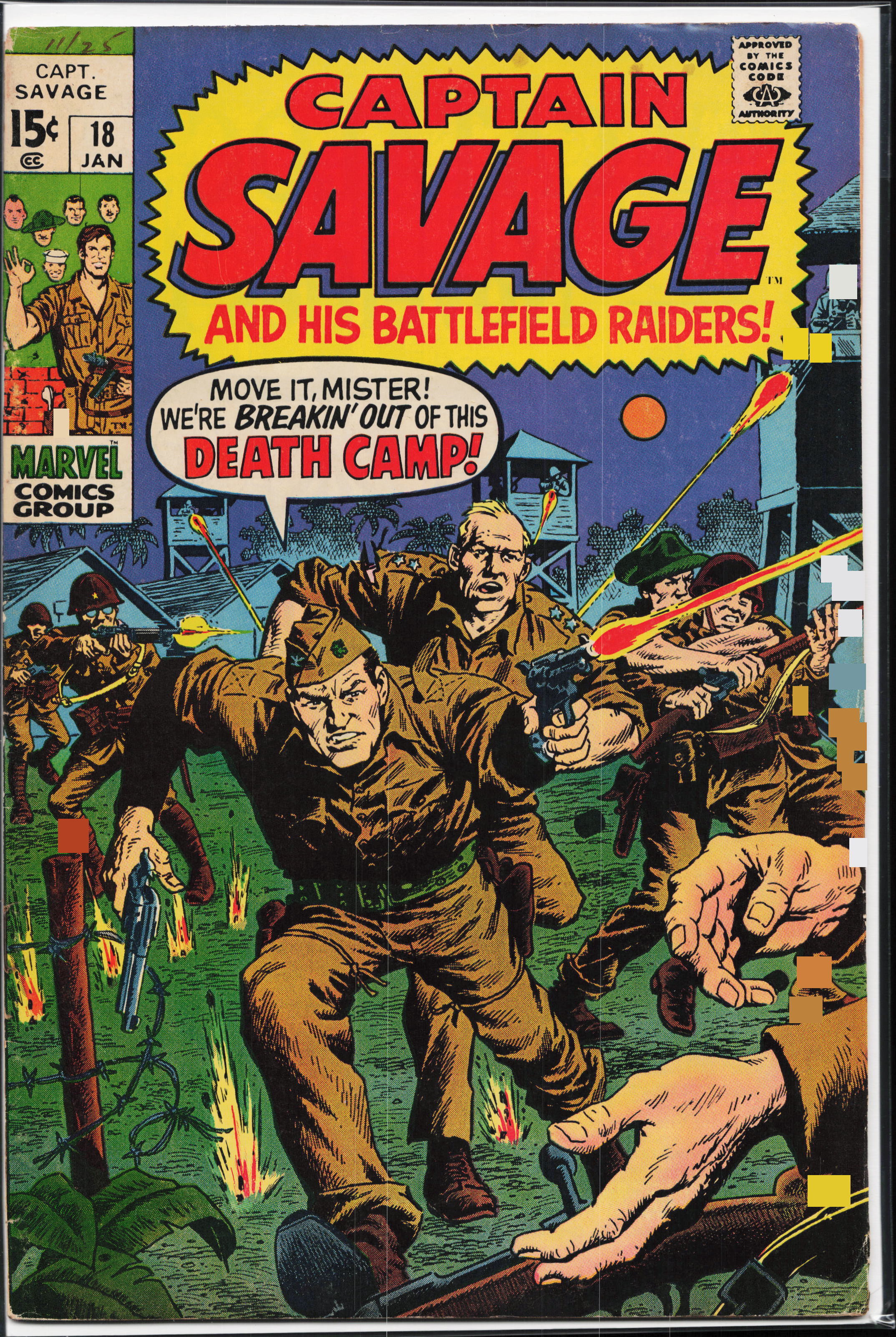 Captain Savage #18 Captain Savage and His Leatherneck / Battlefield ...