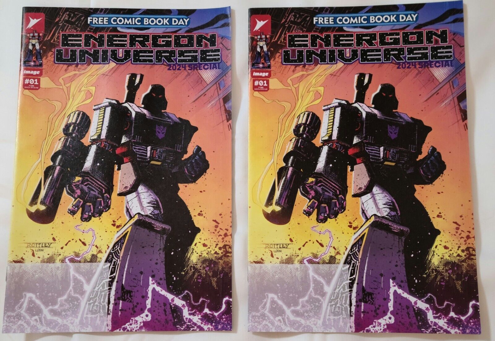 Energon Universe #1, FCBD 2024 Exclusive, Transformers, Decepticons (2 ...