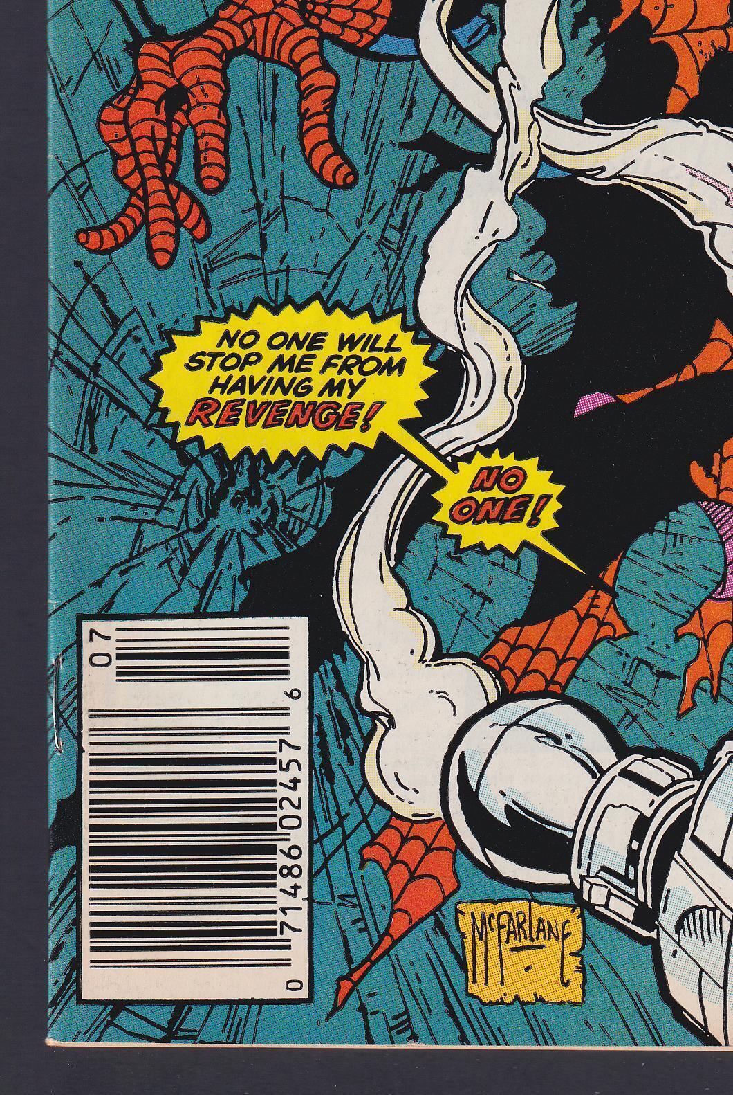 Amazing Spider-man #302 McFarlene VF 8.0 Marvel Comic - Jul 1988 Todd ...