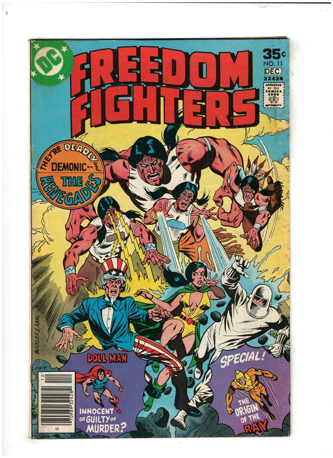 Freedom Fighters #11 VG/FN 5.0 DC Comics 1977 Origin of The Ray | Comic ...