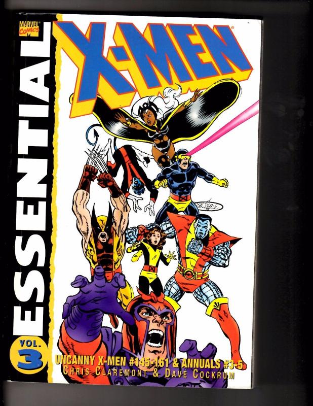 Essential X-Men Vol # 3 Marvel Comics TPB Graphic Novel Comic Book ...