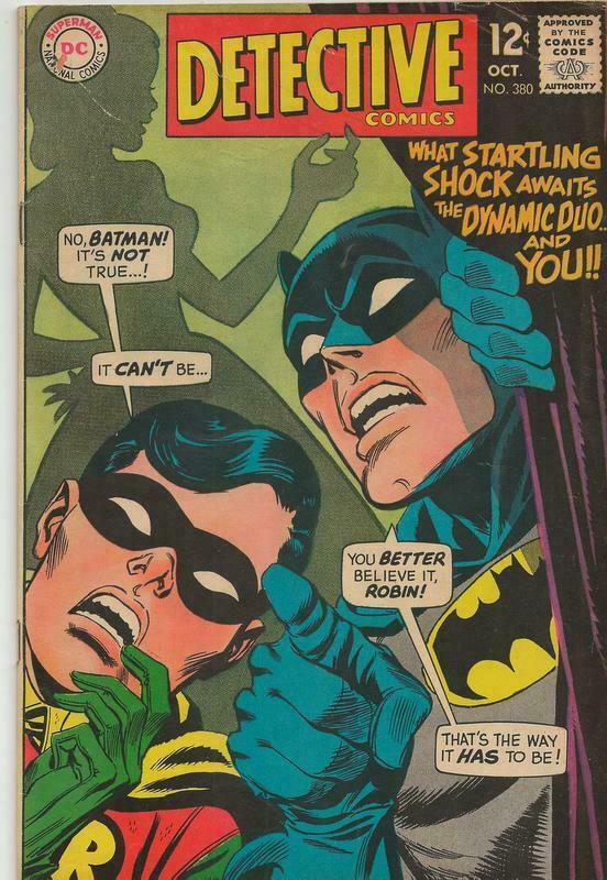 Detective Comics #380 ORIGINAL Vintage 1968 DC Comics Batman Robin ...