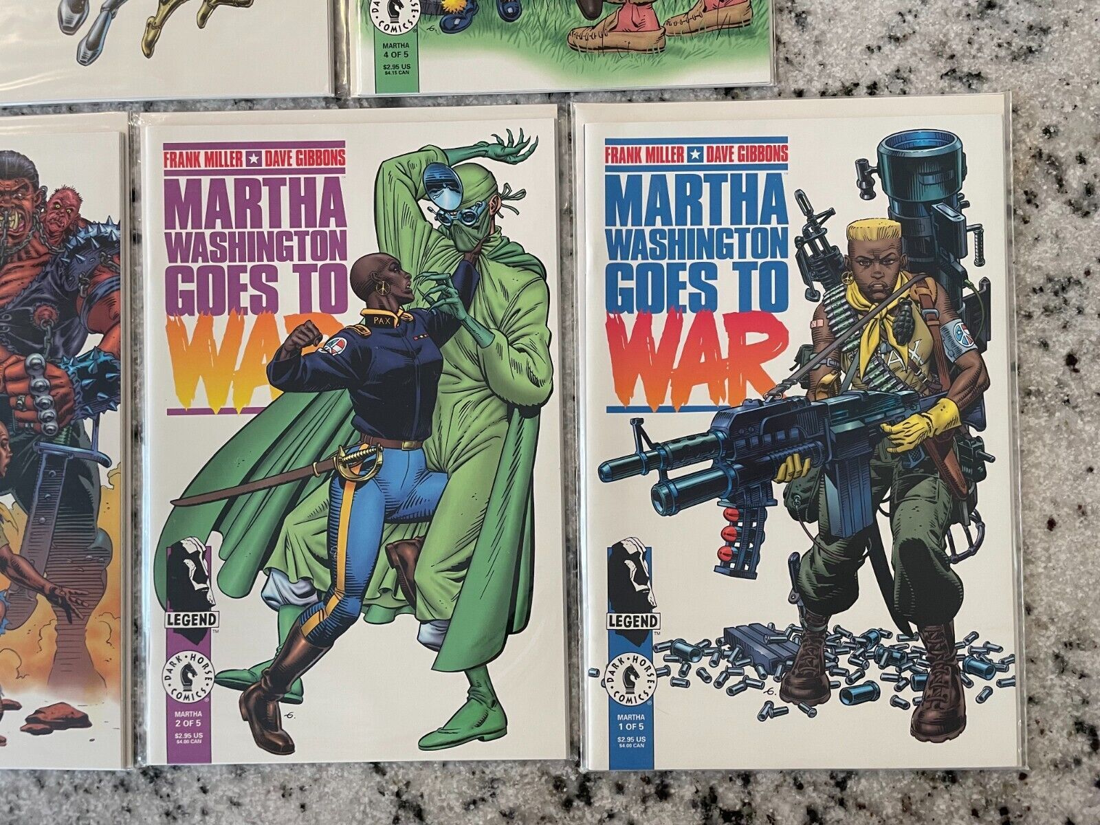 Martha Washington Goes To War Complete Dark Horse Comics Ser # 1 2 3 4 ...
