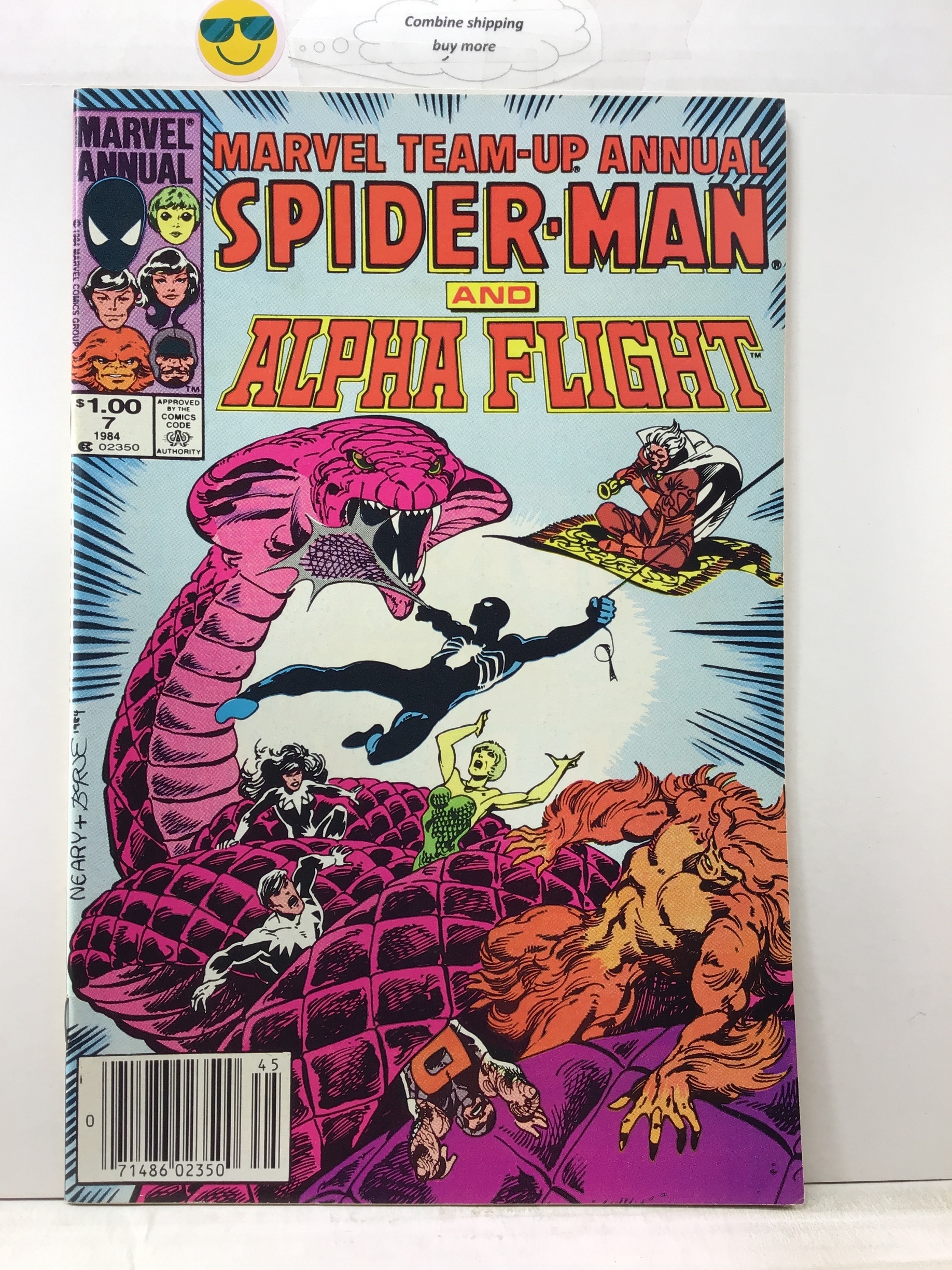 Marvel Team-Up Annual #7 (1984) NM Spider-Man an alpha flight | Comic ...
