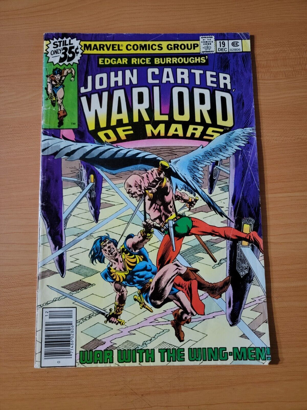John Carter Warlord of Mars #19 ~ VERY GOOD VG ~ 1978 Marvel Comic ...